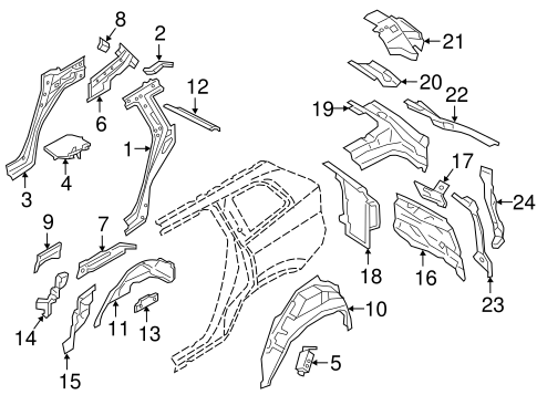 Inner Structure for 2018 Volvo XC90 | Euro Parts 4 Less