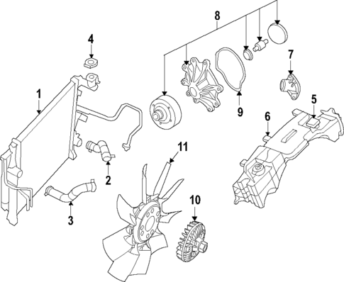 Cooling System for 2010 Jeep Liberty | Mopar Parts Canada