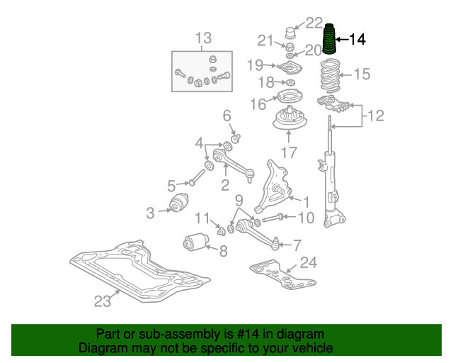 203-320-08-44 - Stopper 2003-2009 Mercedes-Benz | Mercedes-Benz USA Parts
