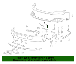 2005-2023 Ford Mount Bracket Bolt W505443-S439 | Blue Springs Ford Parts