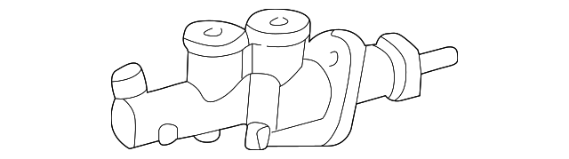 1994-1998 Mercedes-Benz Master Cylinder 005-430-64-01-64 | MB Dealer Parts