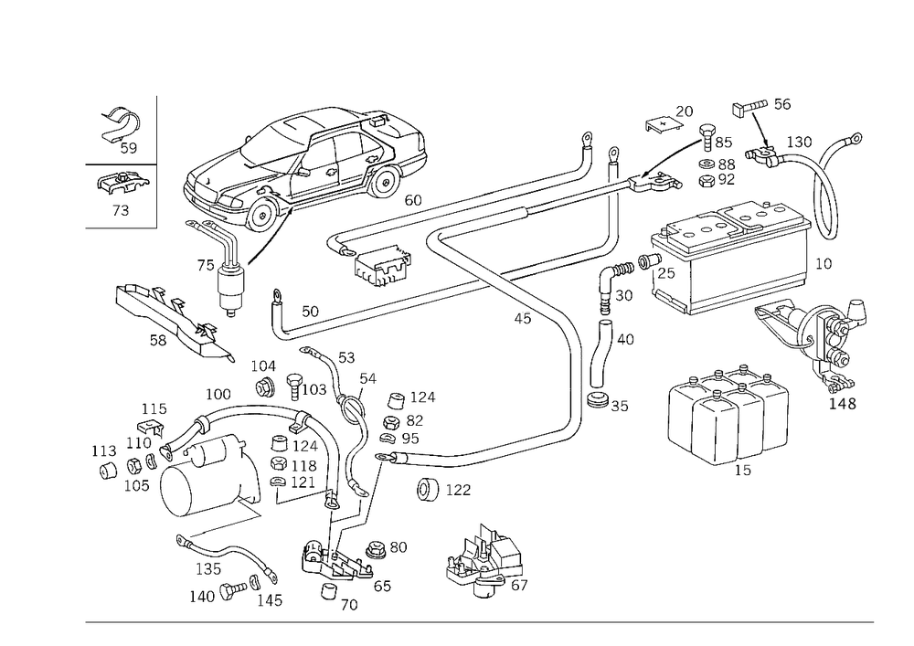 202-540-01-69 - Line Connector 1994-2002 Mercedes-Benz | Mercedes-Benz ...