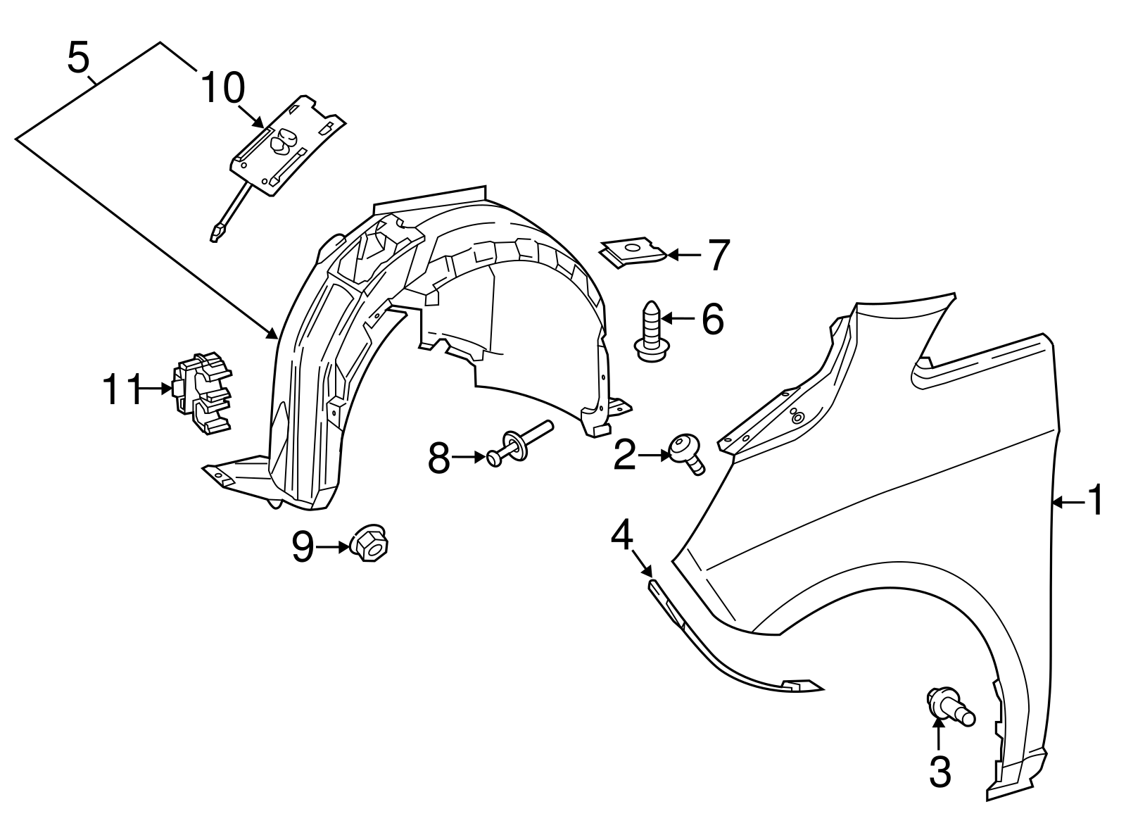 447-880-41-01 - Fender 2016-2023 Mercedes-Benz Metris | Mercedes-Benz ...