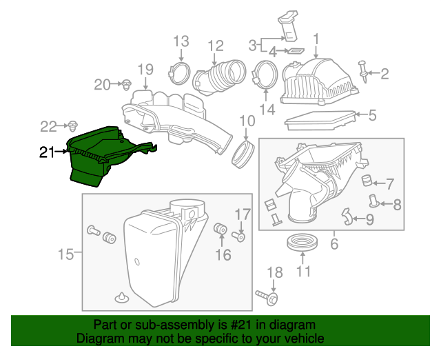 17248-RLV-A00 - Guide Air - 2016-2021 Honda | Honda Factory Parts