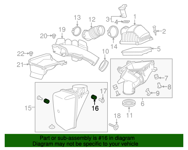 2001-2024 Honda Resonator Rubber Mount 17212-PLC-000 | Cheaper Honda Parts