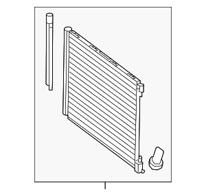 2014-2018 Mercedes-Benz A/C Condenser 099-500-21-54 | MB OEM Parts