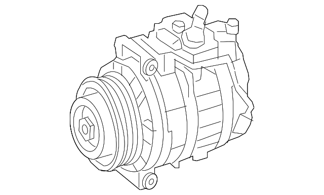 000-830-69-02-80 - Refrigerant Compressor 2016-2020 Mercedes-Benz ...