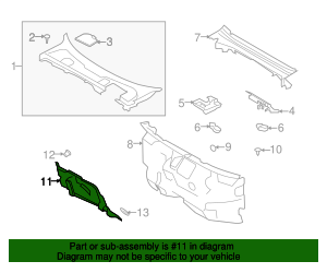 LR045002 - Sound Absorber 2008-2015 Land Rover LR2 | AutoNationParts.com