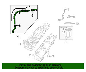 2020-2021 Jeep Wrangler Tube 68426561AF | TascaParts.com