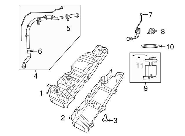 2018-2023 Jeep Fuel Pump And Sender Assembly 68413956ad ...