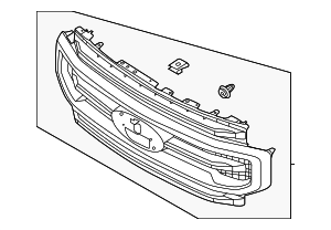 2020-2022 Ford Grille Assembly lc3z8200da | GetOEMParts.com