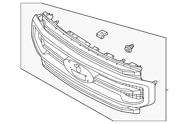 Genuine OEM Ford Part - Grille Assembly LC3Z-8200-EA | Genuine OEM Ford ...