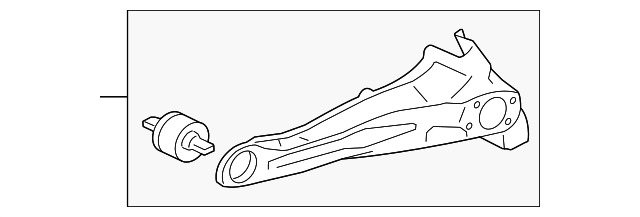 2014-2017 Mitsubishi Lancer Trailing Arm 55111W000P | Mitsubishi Parts ...