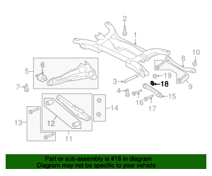 2007-2024 Mitsubishi Lateral Arm Adjust Cam MN184102 | Mitsubishi Parts ...