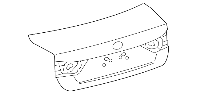 64401-30C82 - Trunk Lid 2014-2020 Lexus | Lexus Parts Outlet