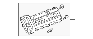 LR007655 - Valve Cover 2007-2009 Land Rover | Land Leaping Genuine ...