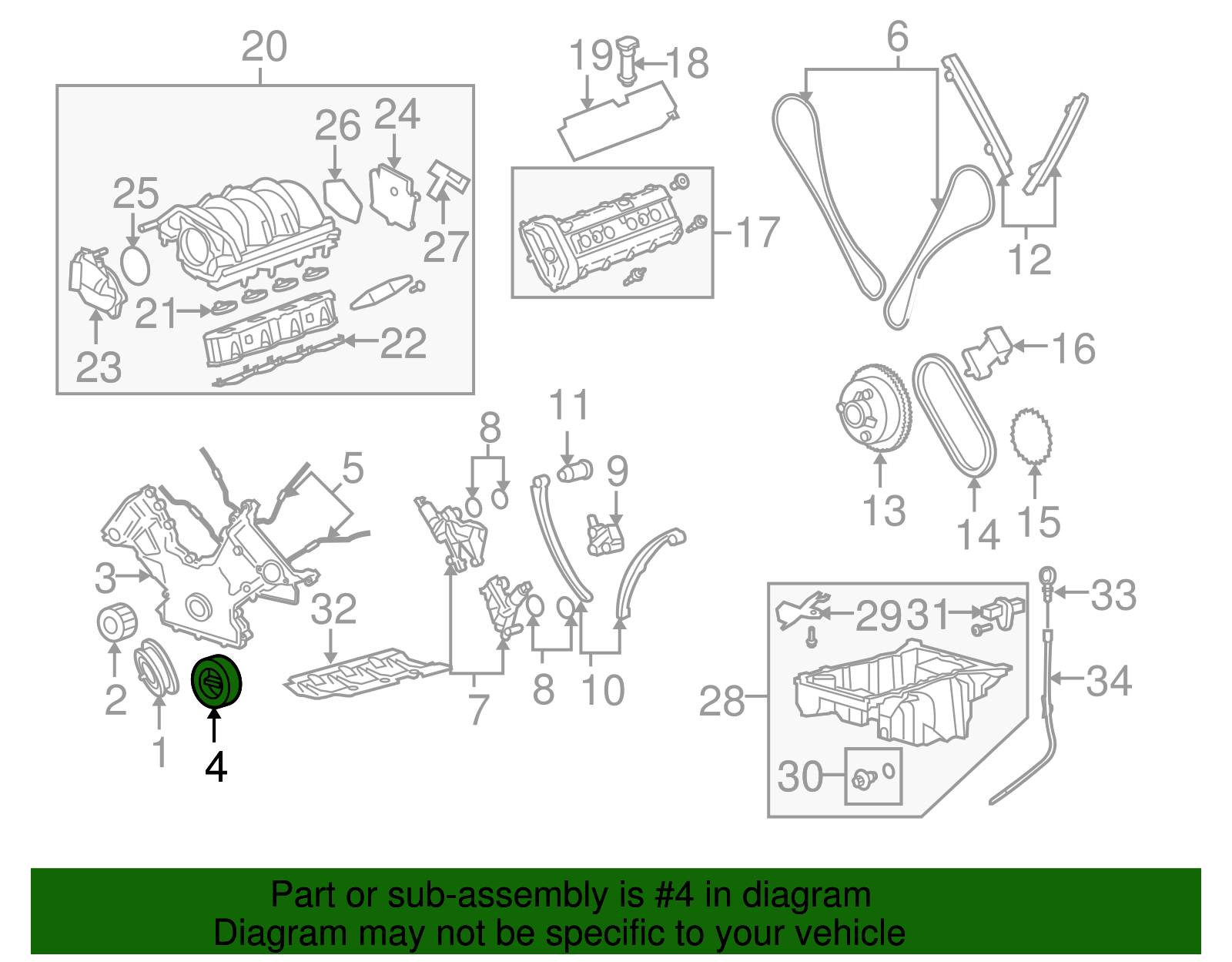 2005-2009 Land Rover Front Crank Seal 4526537 | OEM Parts Online