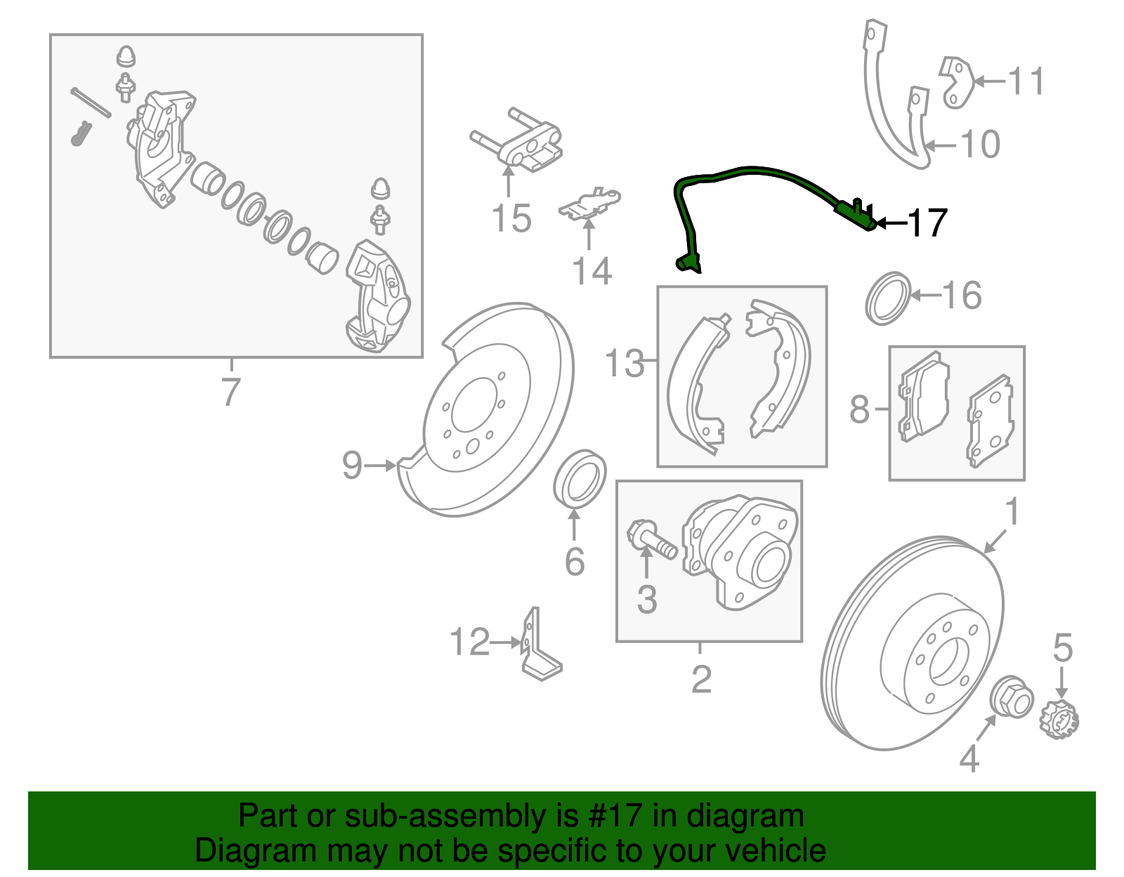 2010-2017 Infiniti Rear Speed Sensor 479001bb1b | Retail Performance ...
