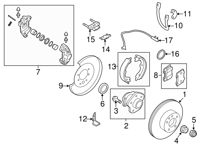 Brake Pads Rear D4M60-JL00A | INFINITI Parts & Accessories Online