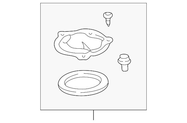 74660-S84-A00 - Cap Assembly, Floor Maintenance Hole 1998-2009 Honda ...
