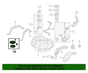 74660-S84-A00 - Cap Assembly, Floor Maintenance Hole 1998-2009 Honda ...