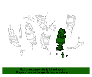 2012-2014 Acura Catalytic Converter 18290-R70-A10 | Acura Parts Now