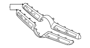 213-888-91-00-9040 - Trim Bar 2021-2023 Mercedes-Benz E 450 | Mercedes ...