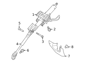 48985-6RF0A - Joint Cover 2021-2024 Nissan Rogue | Nissan Parts ...