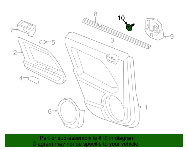 2005-2017 Mopar Catalytic Converter Fastener 6104172AA | TascaParts.com