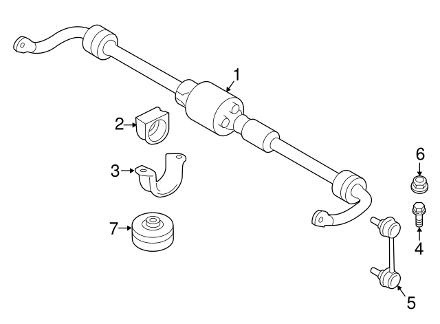 Genuine BMW 37-12-6-775-206 | Stabilizer Bar | FREE Shipping on Most ...