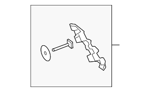 2015-2021 Mercedes-Benz Side Mount Bracket 205-880-06-03 | MB OEM Parts