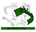 2015-2021 Mercedes-Benz Bumper Cover 205-880-03-47-64-9999 | MB Online ...