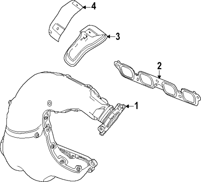 2023-2024 Chevrolet Corvette Manifold Gasket 12673594 GM ...