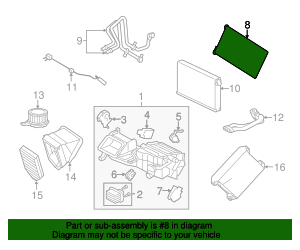 2007-2024 Jaguar Heater Core T2R13658 | Haper Jaguar Parts