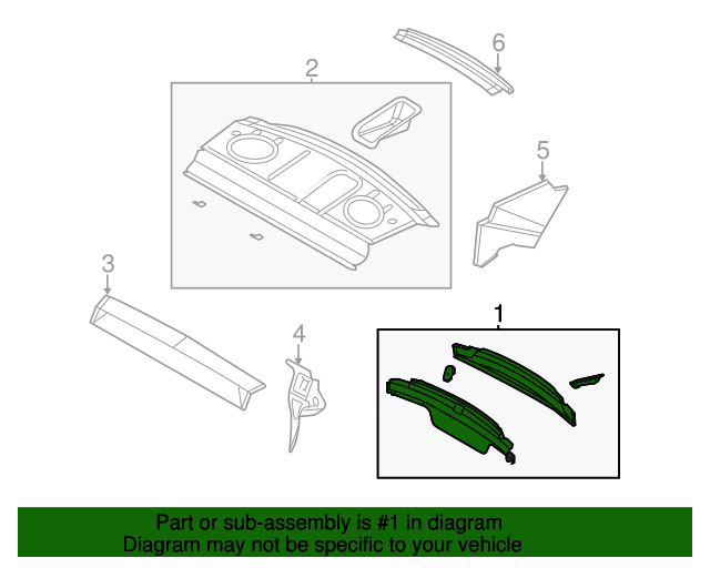 2007-2014 Chrysler Panel 5076198ac | TascaParts.com
