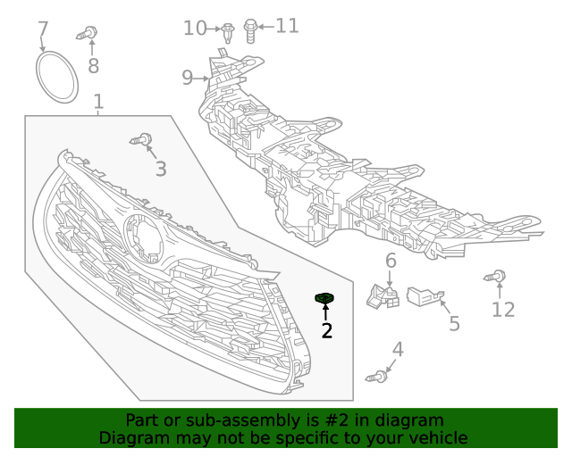 90467-08229 - Grille Assembly Clip - 2020-2024 Toyota | OEM Genuine ...