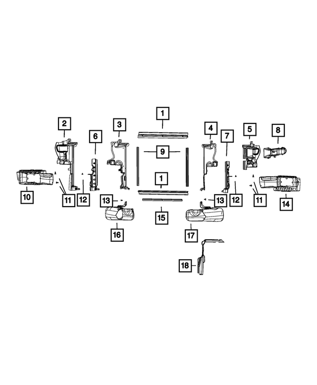 MOPAR GENUINE BRAKE COOLING AIR DUCT - 68228405AD - 68228405AD | Mopar ...