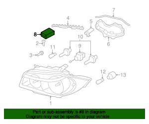63116924482 - 2008-2013 BMW Repair Kit (63-11-6-924-482) | BMW of South ...