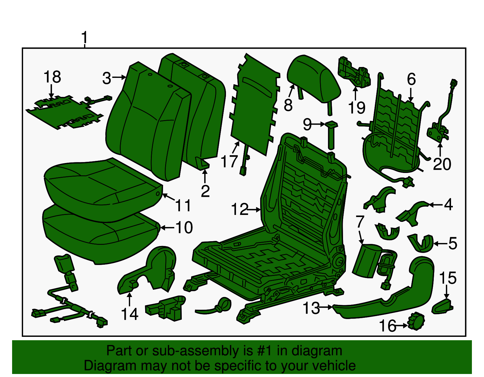 71200-0Y240-B2 - High-Quality Seat for 2012 Toyota Tacoma | AutoNation ...