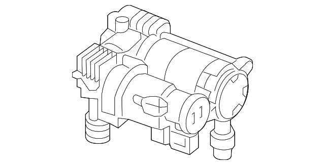 Genuine OEM Air Suspension Compressor Part# LR095838 Fits 2017-2022 ...