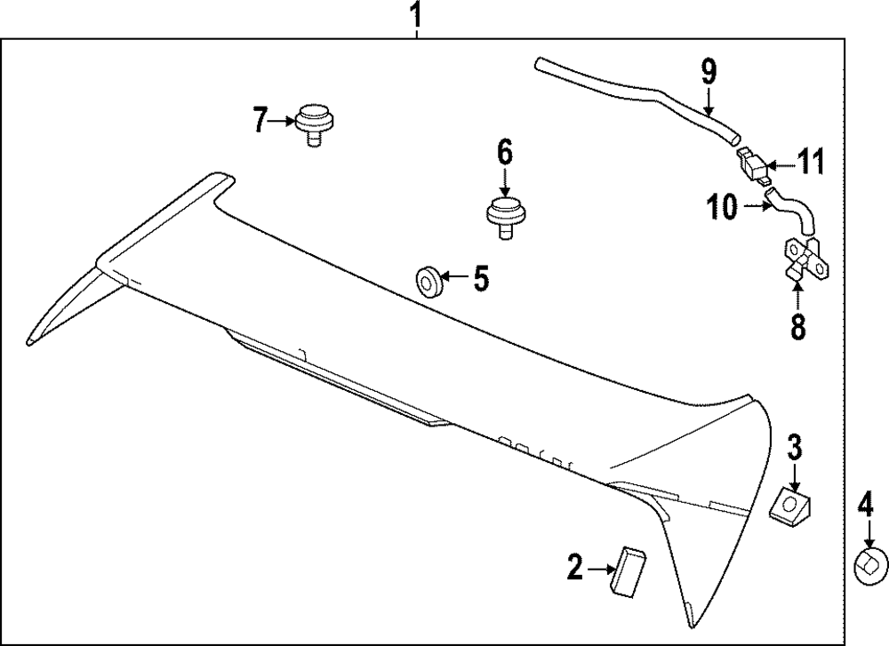 76834-3W0-A01 - 2023-2025 Honda HR-V - Washer Hose | Genuine Honda Parts