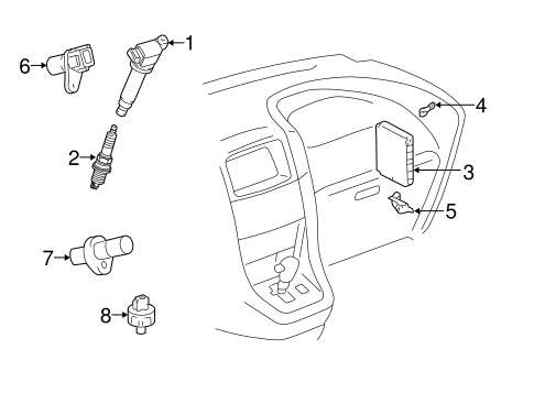 Ignition System for 1999 Lexus RX300 | OEM Vehicle Parts