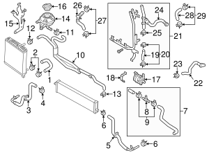 2011-2015 Volkswagen Touareg Auxiliary Pump Bracket 7P0-121-079-F ...