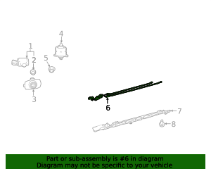 891B2-0W231 - Sensor Kick Door Co - OEM Genuine Toyota Parts