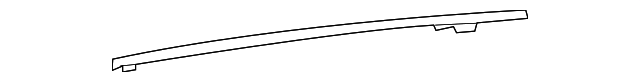 2018-2022 Toyota C-HR Upper Molding 75764-F4010 | Toyota Parts of Bedford