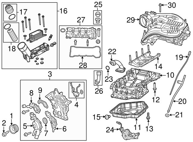 5184407AG - Engine Oil Pan | Mopar Parts Canada
