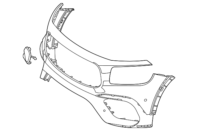 247-880-65-06-9999 - Bumper Cover 2020-2023 Mercedes-Benz GLB 250 ...