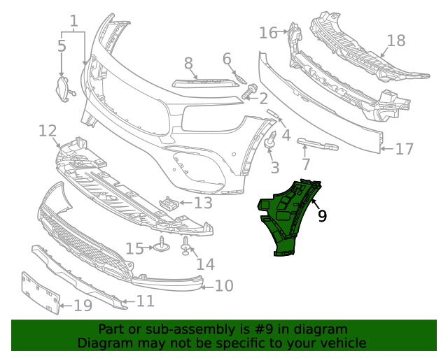 247-885-70-00 - Lower Bracket 2020-2023 Mercedes-Benz GLB 250 ...