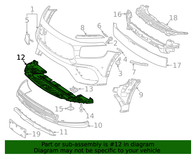 2020-2023 Mercedes-Benz GLB 250 Lower Support 247-885-66-00 | MB OEM Parts