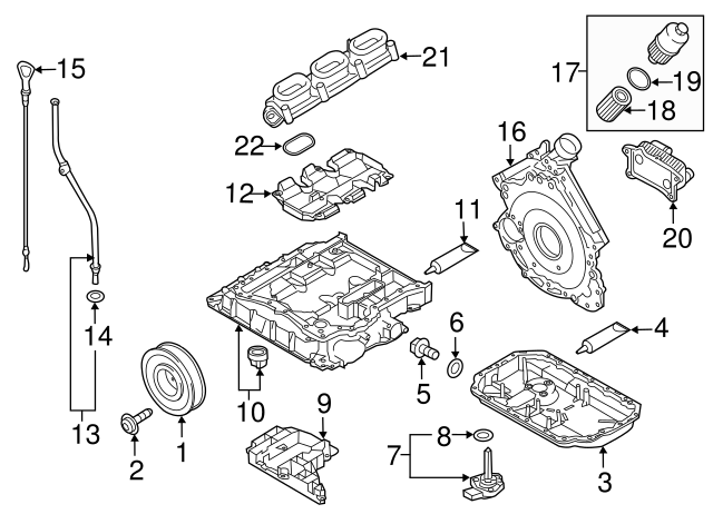 2013-2019 Audi Intake Manifold 06E-133-110-BC | Audi USA Parts